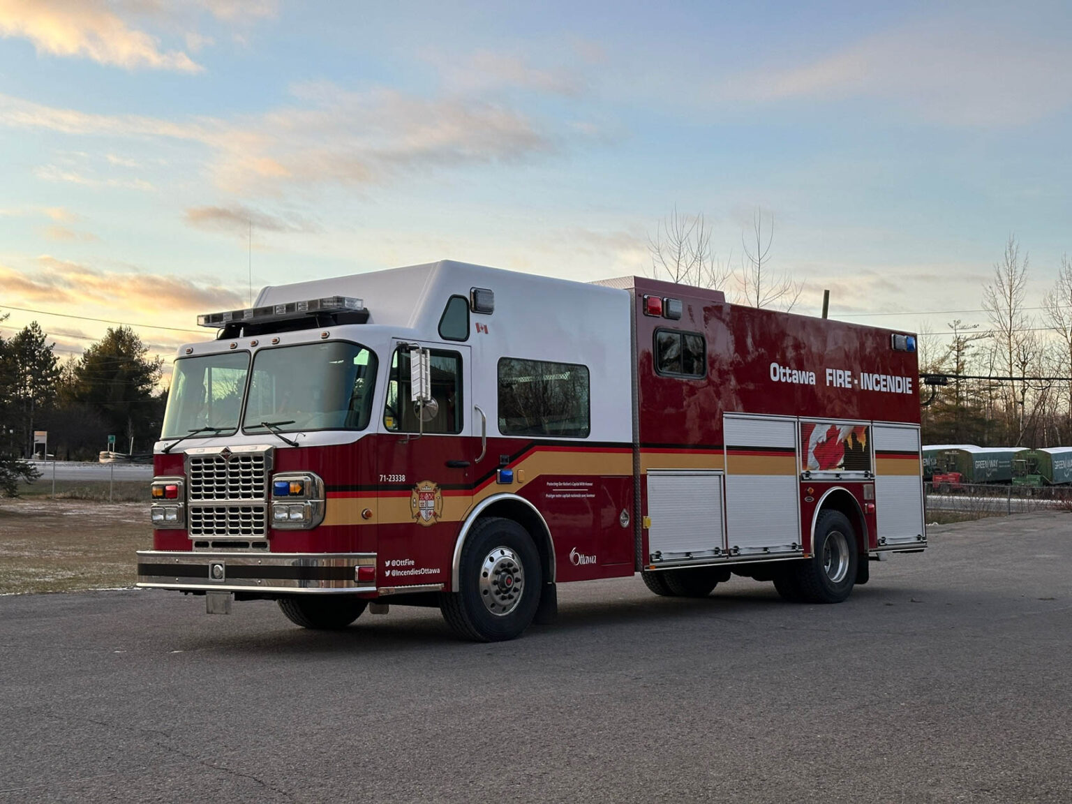 Ottawa Fire Department Fire Truck Wrap